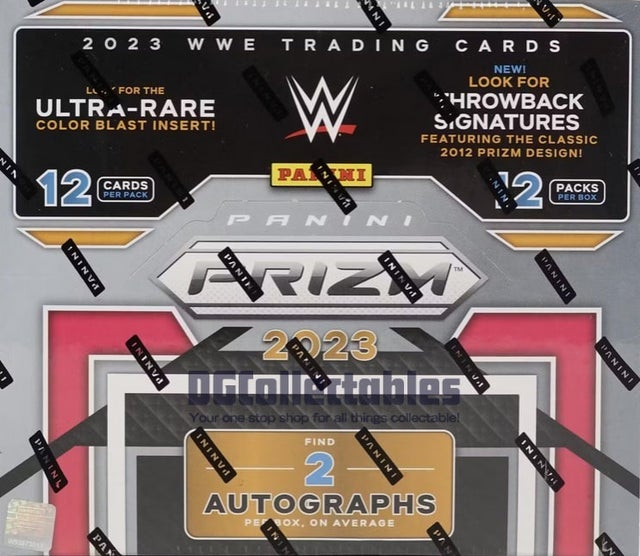 2023 WWE / AEW Wrestling Factory Sealed & Unsearched Trading Card Boxes ...